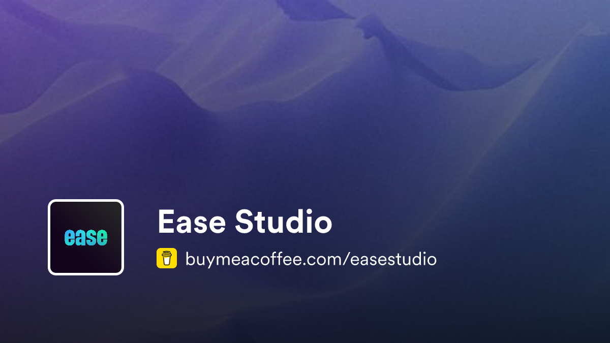 Ease Studio - Buymeacoffee