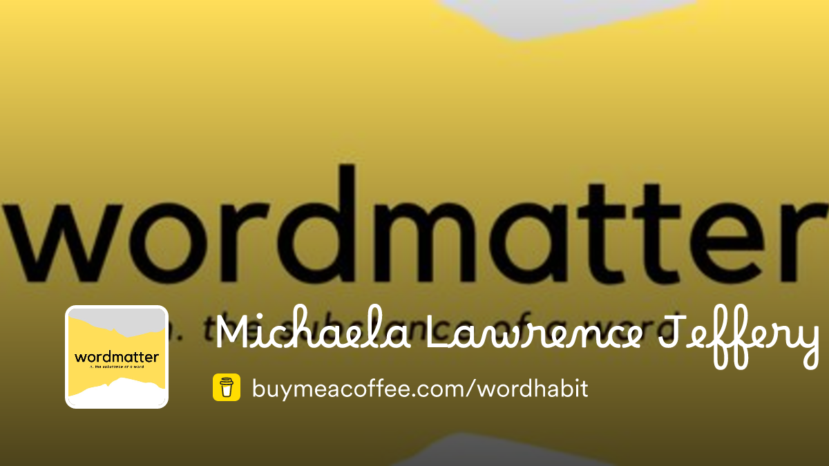 Michaela Lawrence Jeffery is podcasting - Buymeacoffee