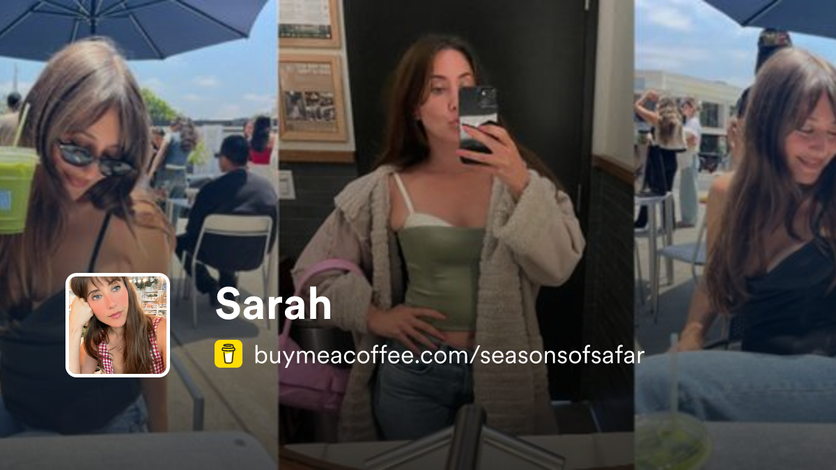 Sarah is storytelling over at seasonsofsafar.substack.com - Buymeacoffee