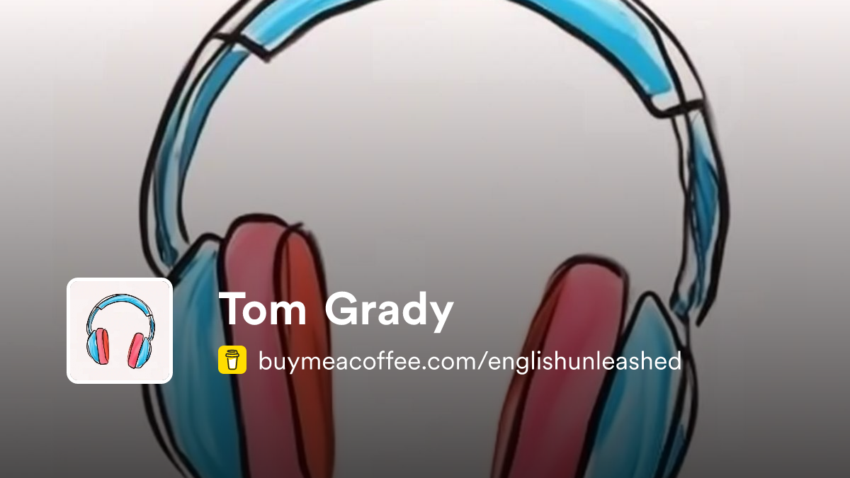 Tom Grady - Buymeacoffee
