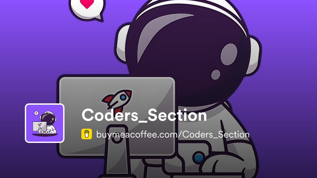 Coders_Section - Buymeacoffee