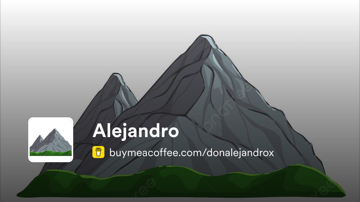 Alejandro - Buymeacoffee