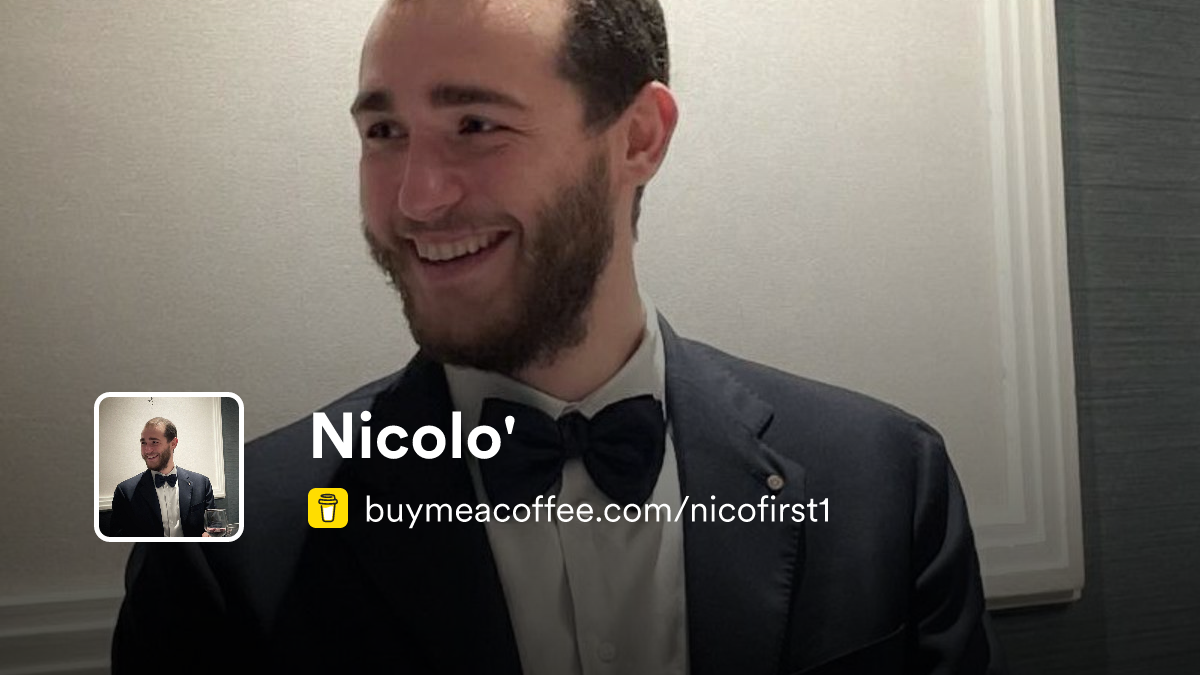 Nicolo' - Buymeacoffee