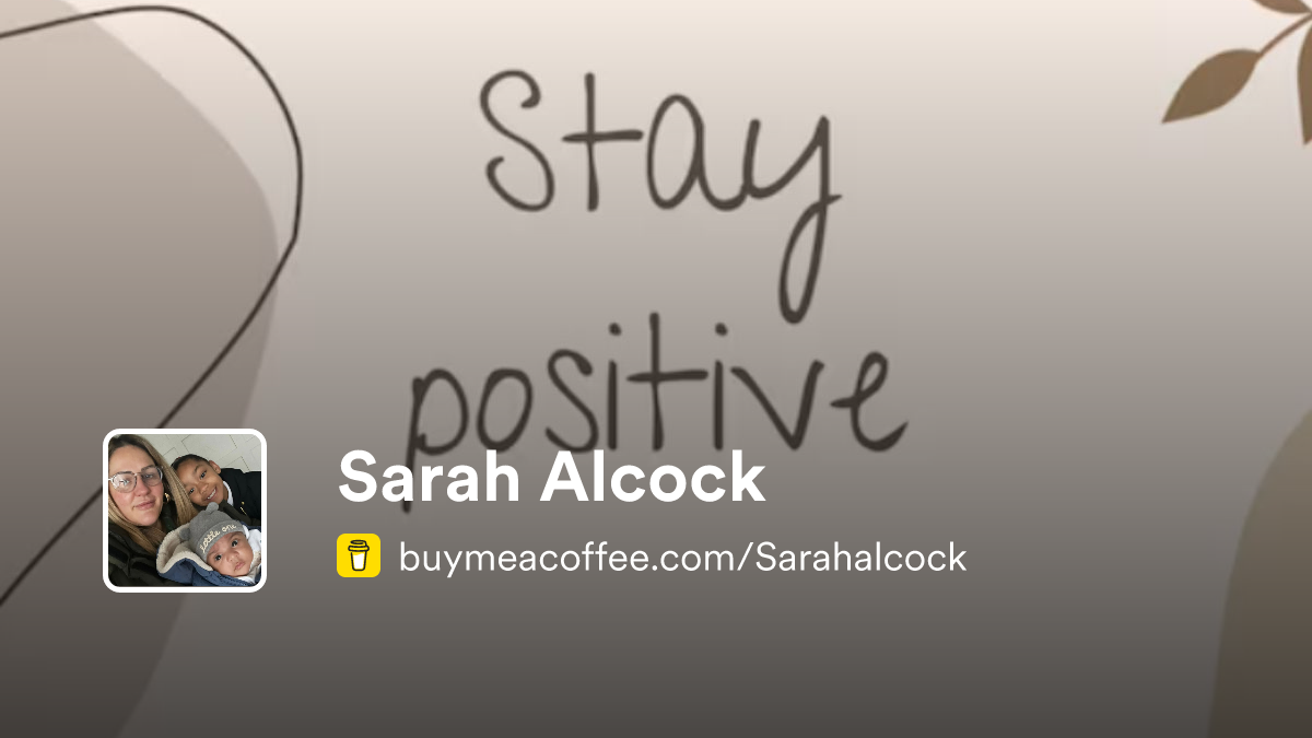 Sarah Alcock - Buymeacoffee