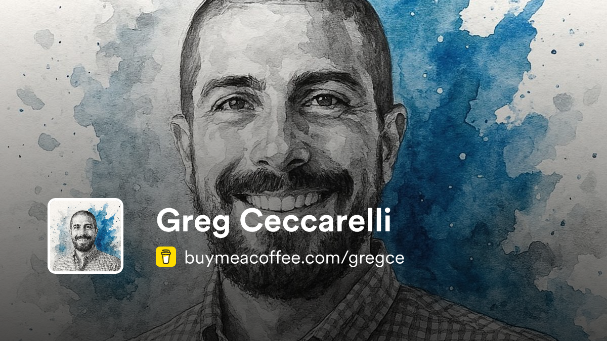 Greg Ceccarelli - Buymeacoffee