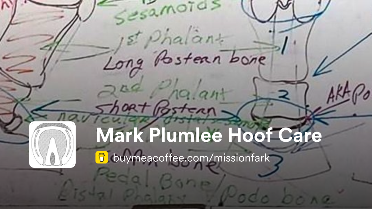 Mark Plumlee Hoof Care is Education for Horse Owners & Farriers ...