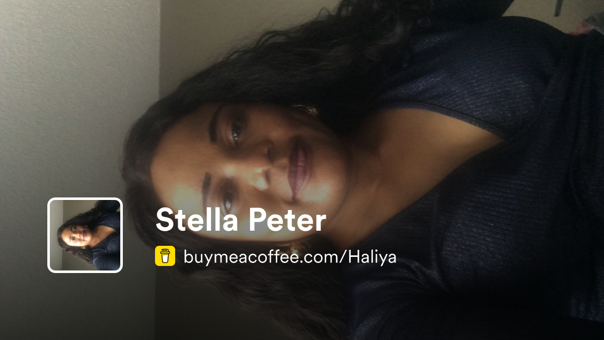 Stella Peter - Buymeacoffee