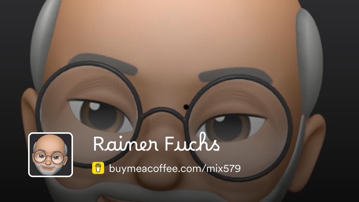 Rainer Fuchs - Buymeacoffee
