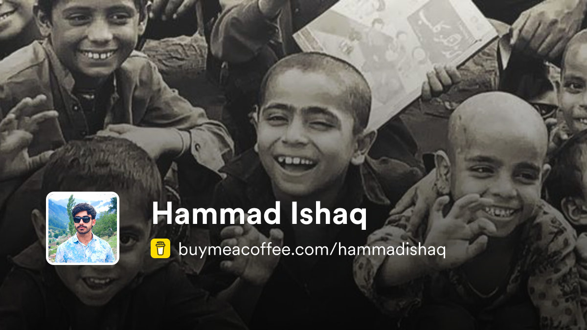 Hammad Ishaq is Data Scientist & ML Engineer - Buymeacoffee