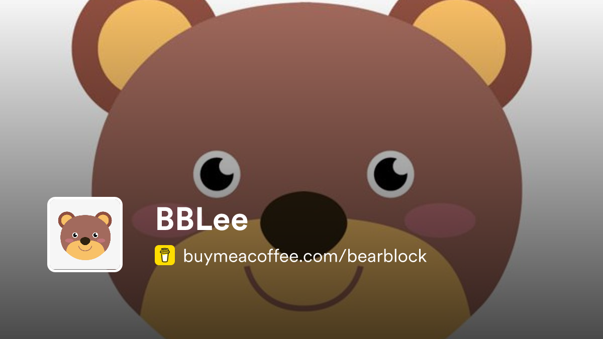 Bear Block - Buymeacoffee