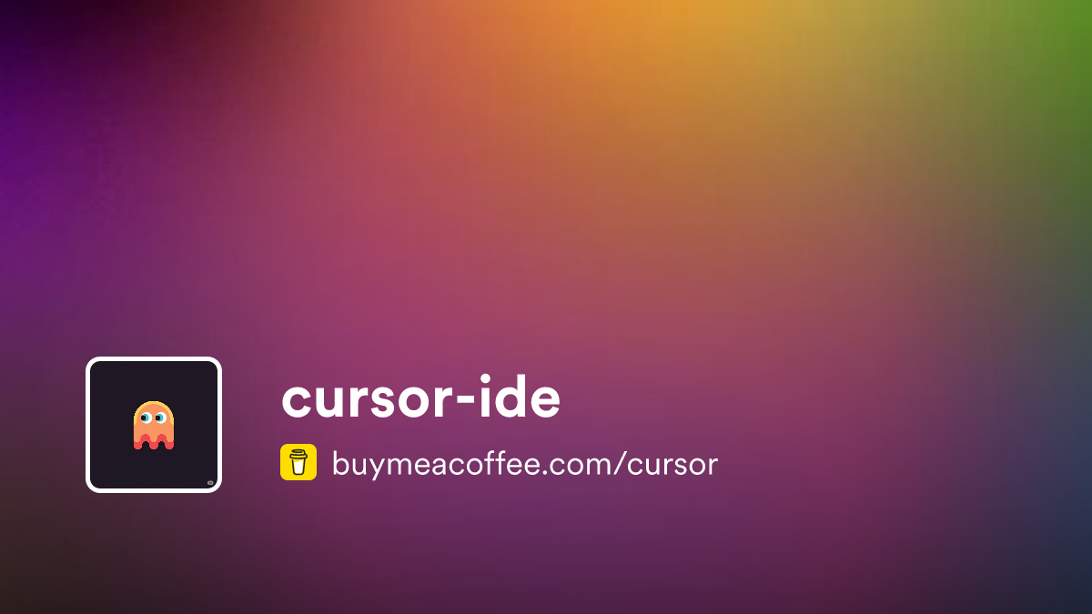 cursor-ide - Buymeacoffee