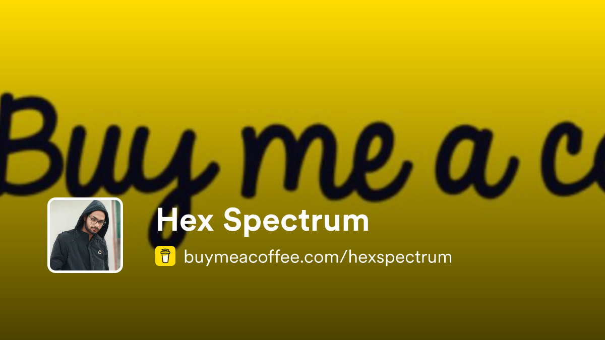 Hex Spectrum - Buymeacoffee