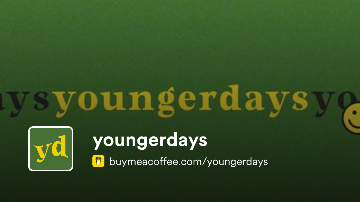 youngerdays is creating music compilations - Buymeacoffee