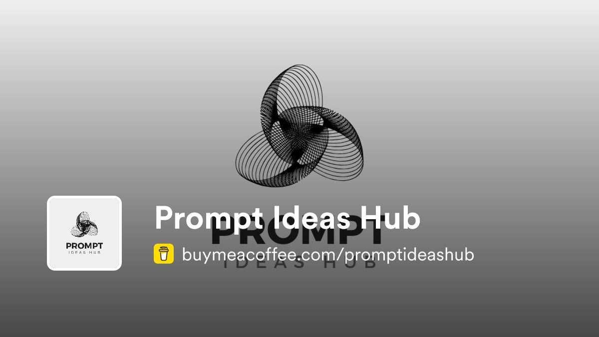 Prompt Ideas Hub - Buymeacoffee