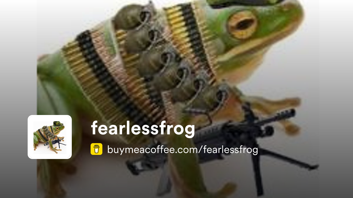 fearlessfrog - Buymeacoffee
