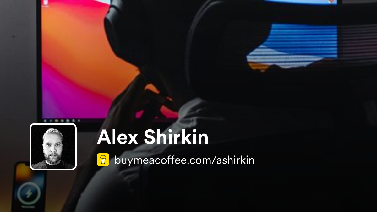 Alex Shirkin - Buymeacoffee