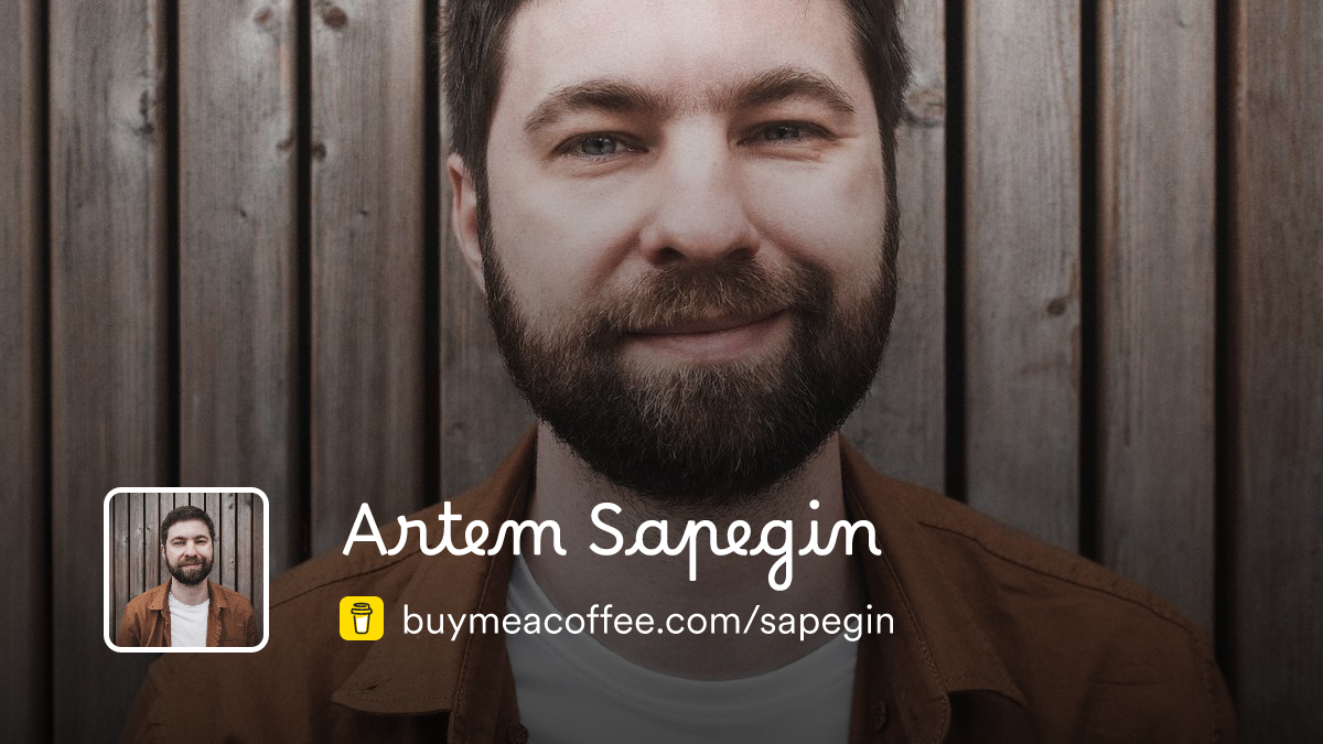 Artem Sapegin - Buymeacoffee