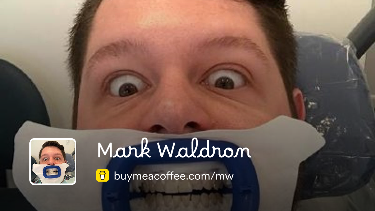 Mark Waldron - Buymeacoffee