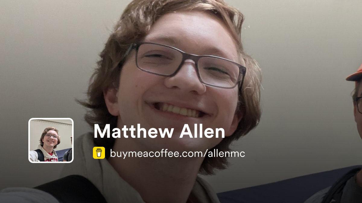 Matthew Allen - Buymeacoffee