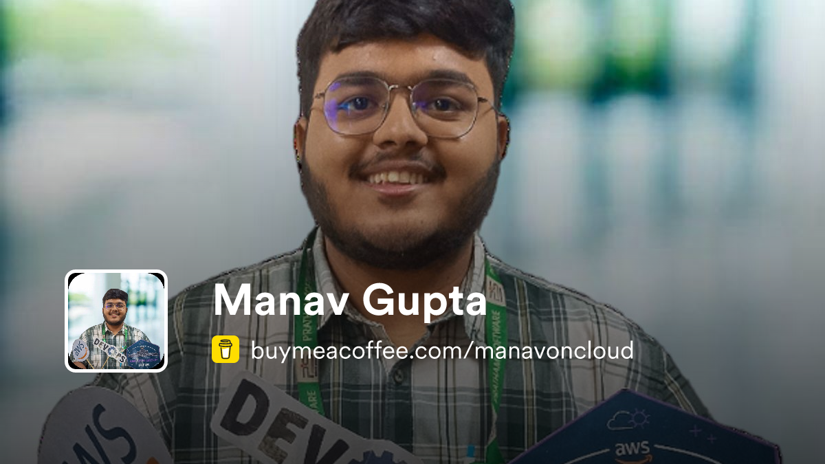 Manav Gupta - Buymeacoffee