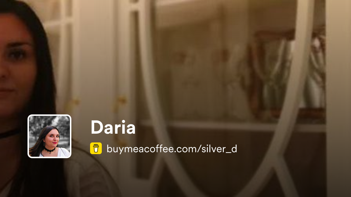 Daria is fintech and robotics SW developer - Buymeacoffee