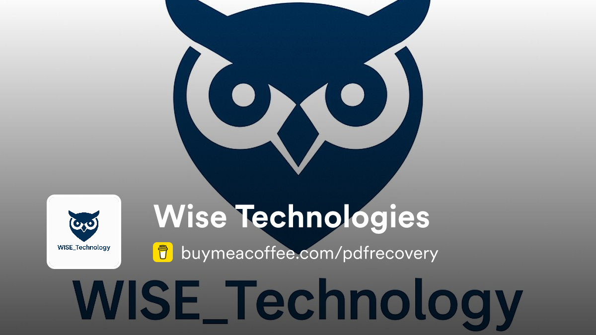 Wise Technologies - Buymeacoffee