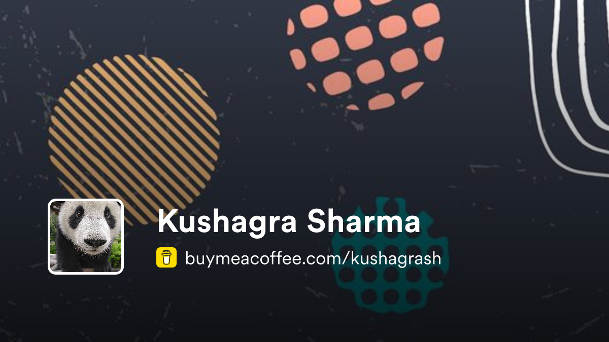 Kushagra Sharma - Buymeacoffee