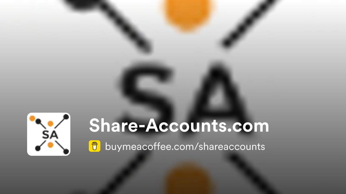 Share-Accounts.com - Buymeacoffee