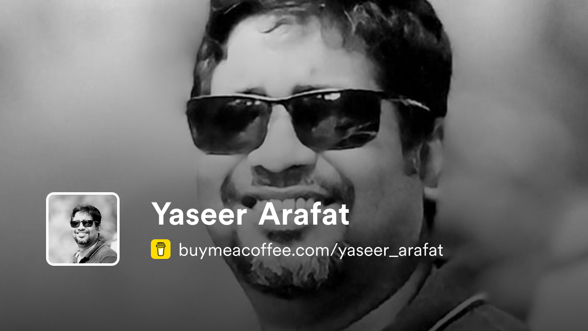 Yaseer Arafat - Buymeacoffee