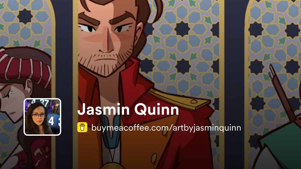 Jasmin Quinn is Web Comic - Buymeacoffee