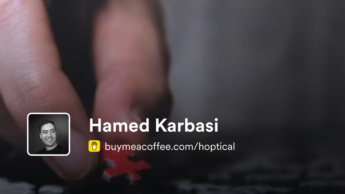 Hamed Karbasi - Buymeacoffee