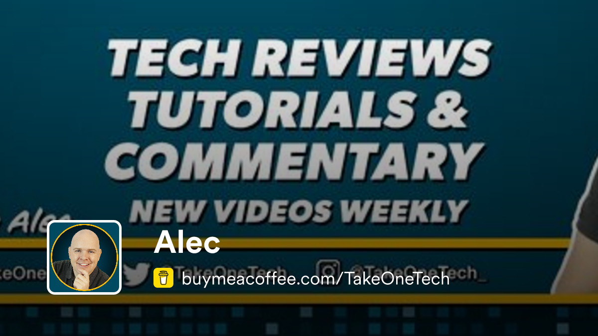 Alec is Tech hardware and software reviews, tutorials and courses ...