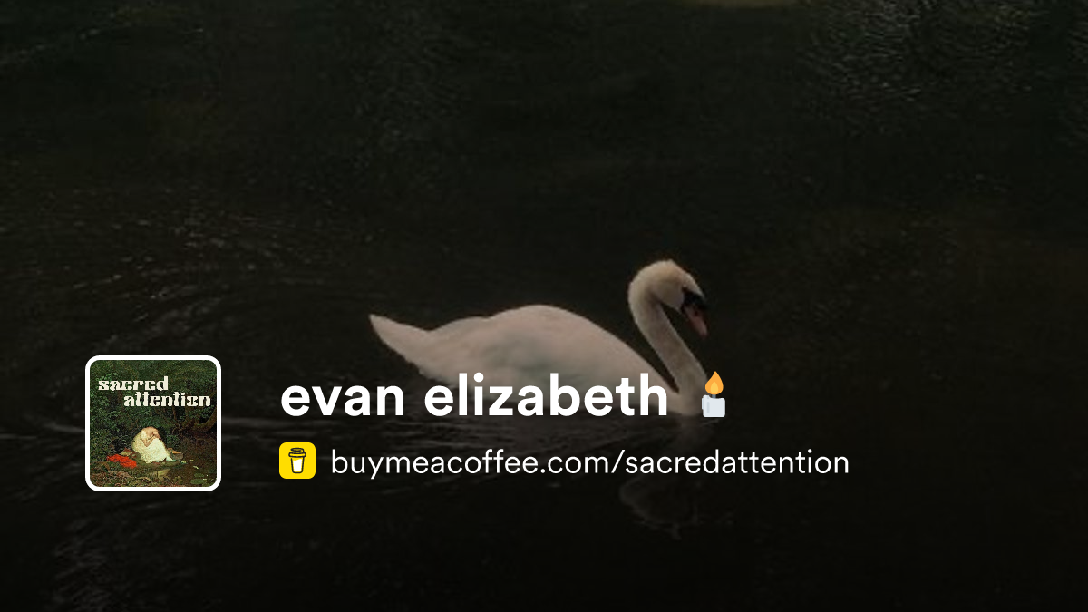 evan elizabeth 🕯️ - Buymeacoffee