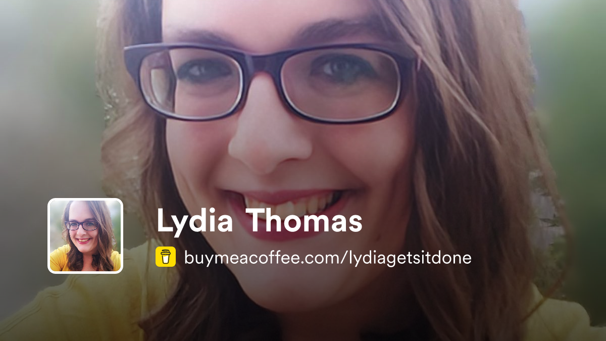 Lydia Thomas - Buymeacoffee