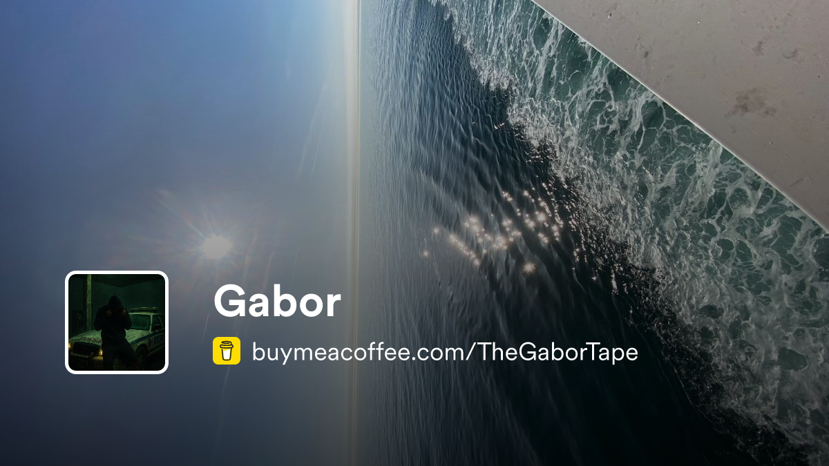 Gabor - Buymeacoffee