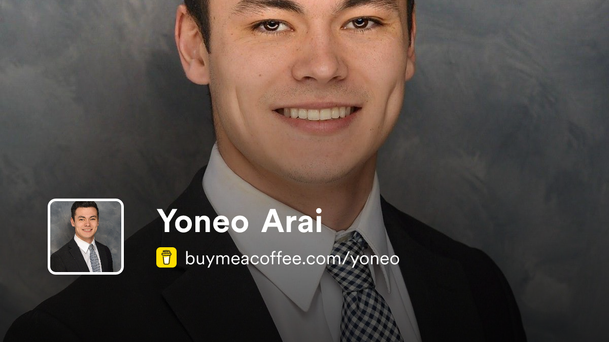 Yoneo Arai - Buymeacoffee