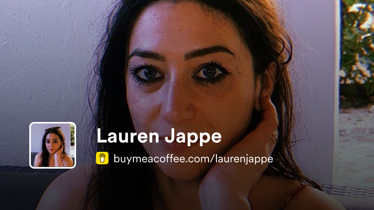 Lauren Jappe - Buymeacoffee
