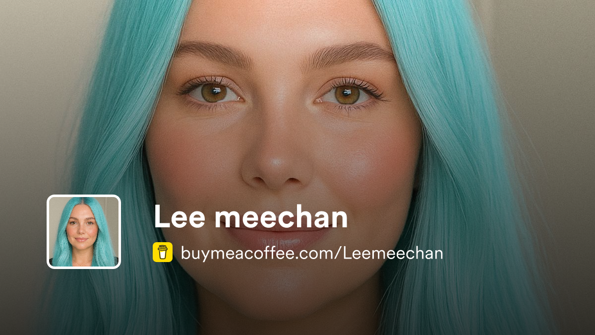 Lee meechan - Buymeacoffee