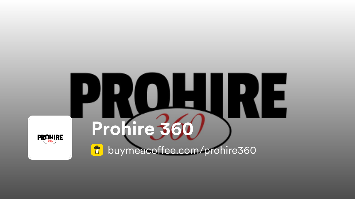 Prohire 360 - Buymeacoffee