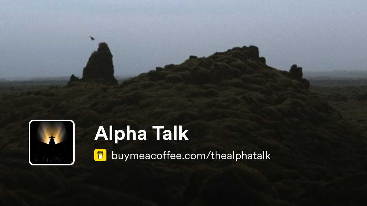 Alpha Talk - Buymeacoffee