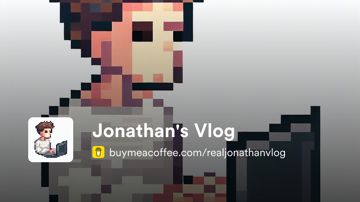 Jonathan's Vlog - Buymeacoffee
