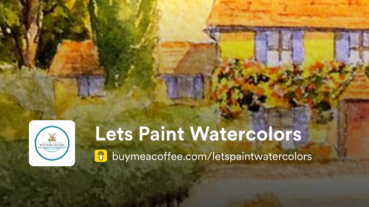 Lets Paint Watercolors - Buymeacoffee
