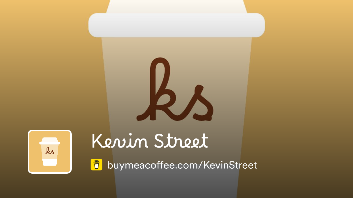 Kevin Street - Buymeacoffee