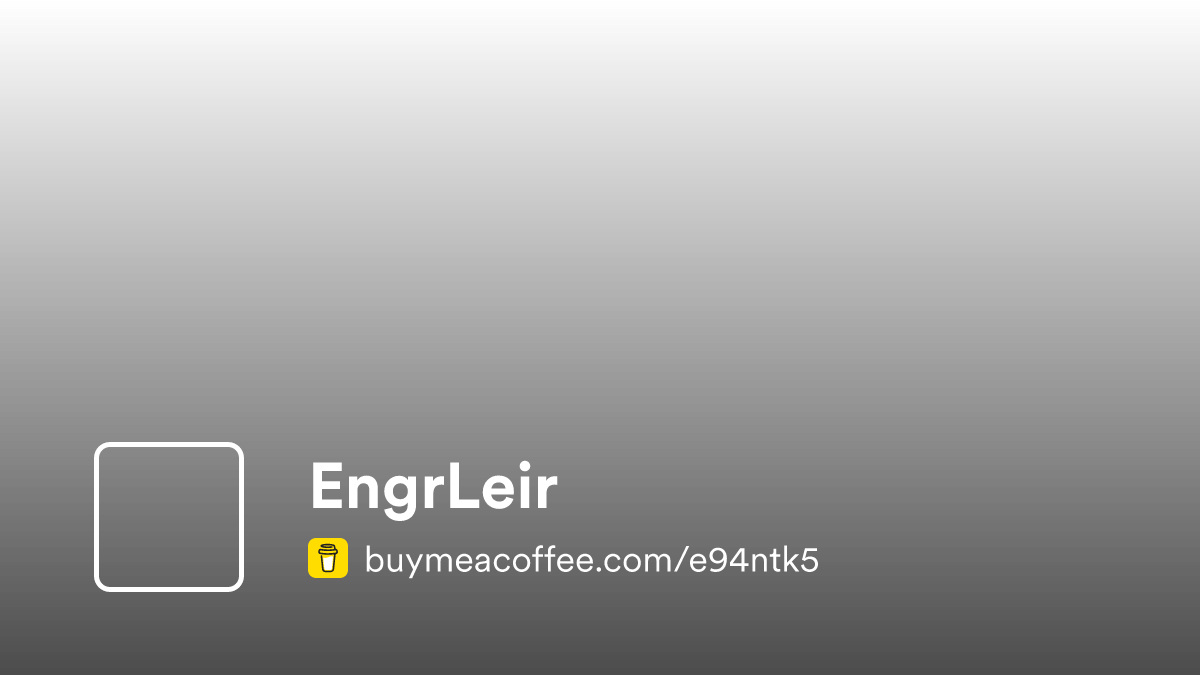 EngrLeir is YouTube lessons about civil engineering - Buymeacoffee