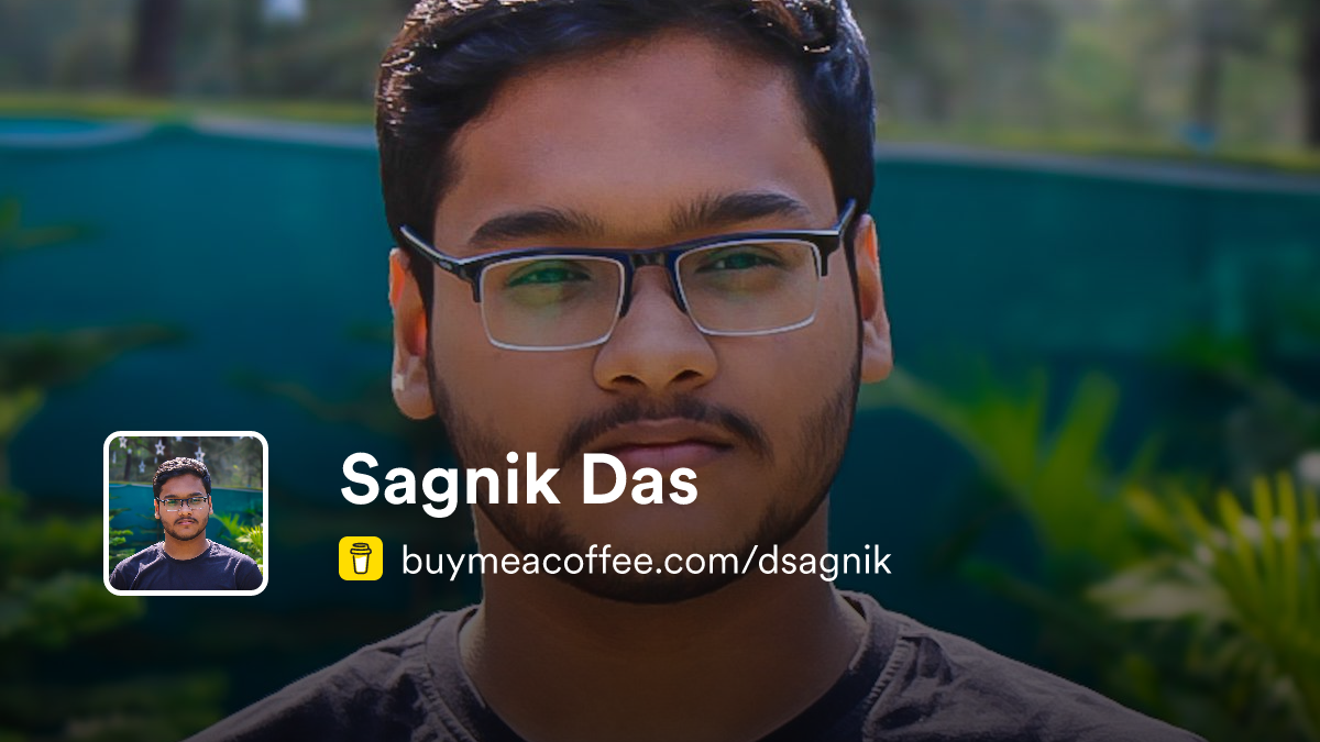 Sagnik Das - Buymeacoffee