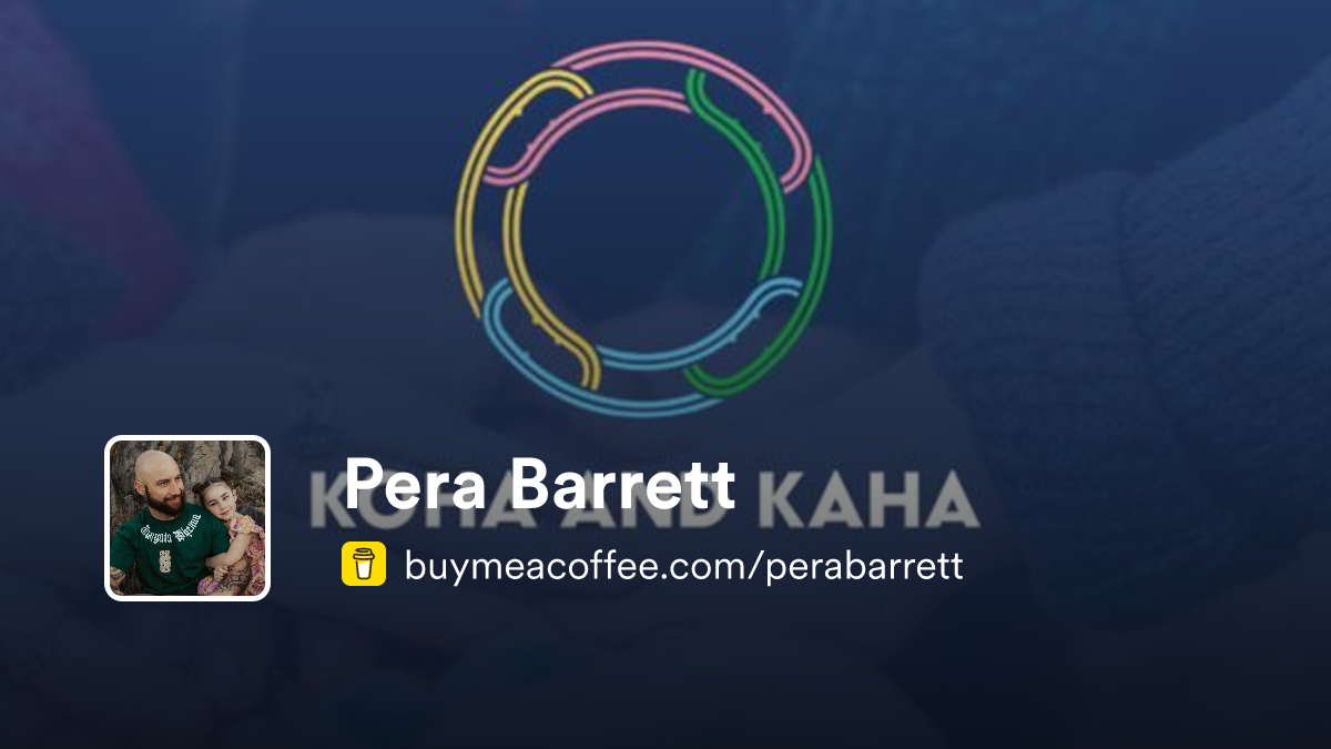 Pera Barrett is E mahi ana au i te mahi - doing the work. (Kaha Create, Koha Tree) - Buymeacoffee