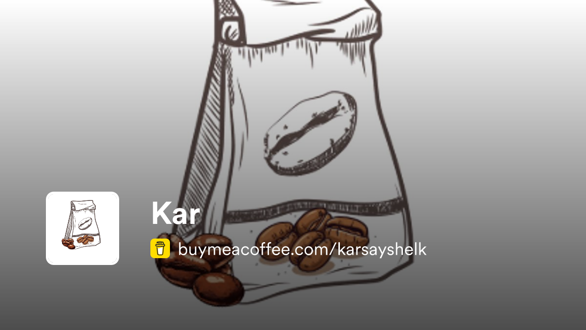 Kar - Buymeacoffee