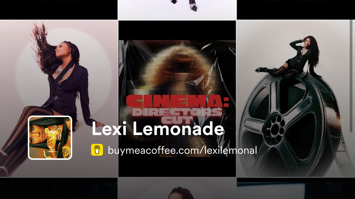 Lexi Lemonade is Music - Buymeacoffee
