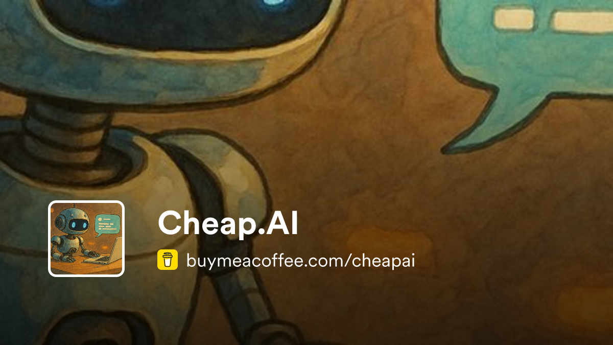 Cheap.AI - Buymeacoffee