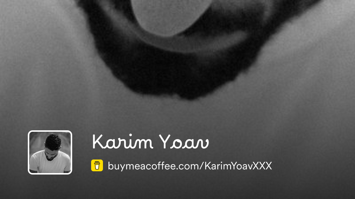 Karim Yoav - Buymeacoffee